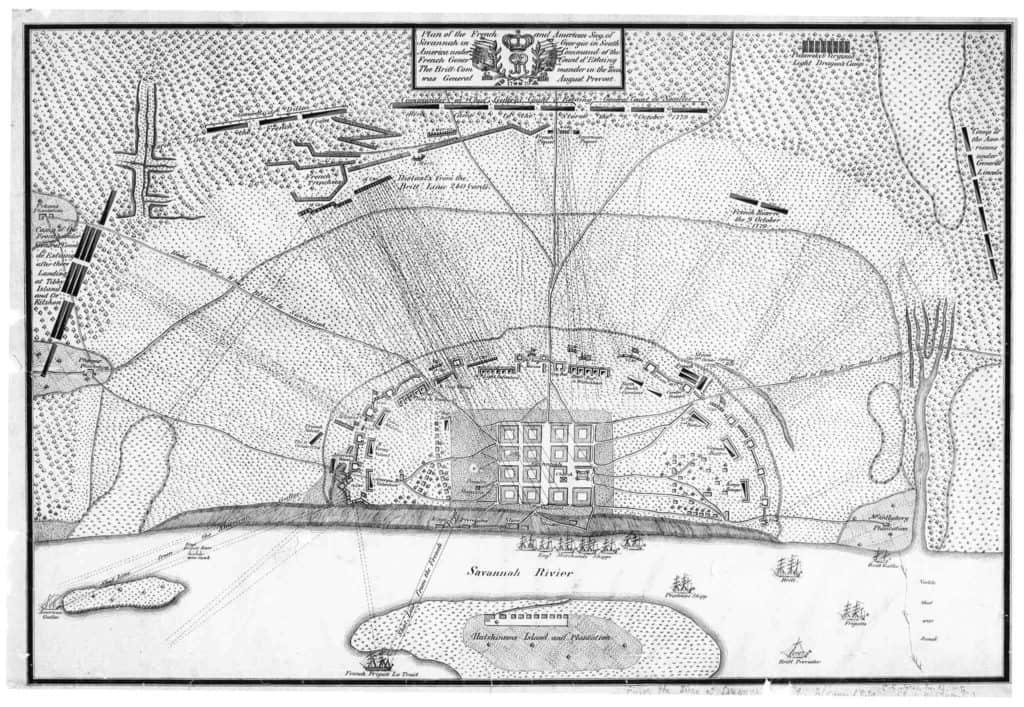 Siege of Savannah • American Revolutionary War